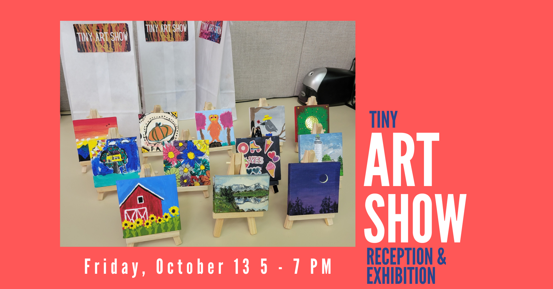 Tiny Art Show Reception & Exhibition - Maquoketa Art